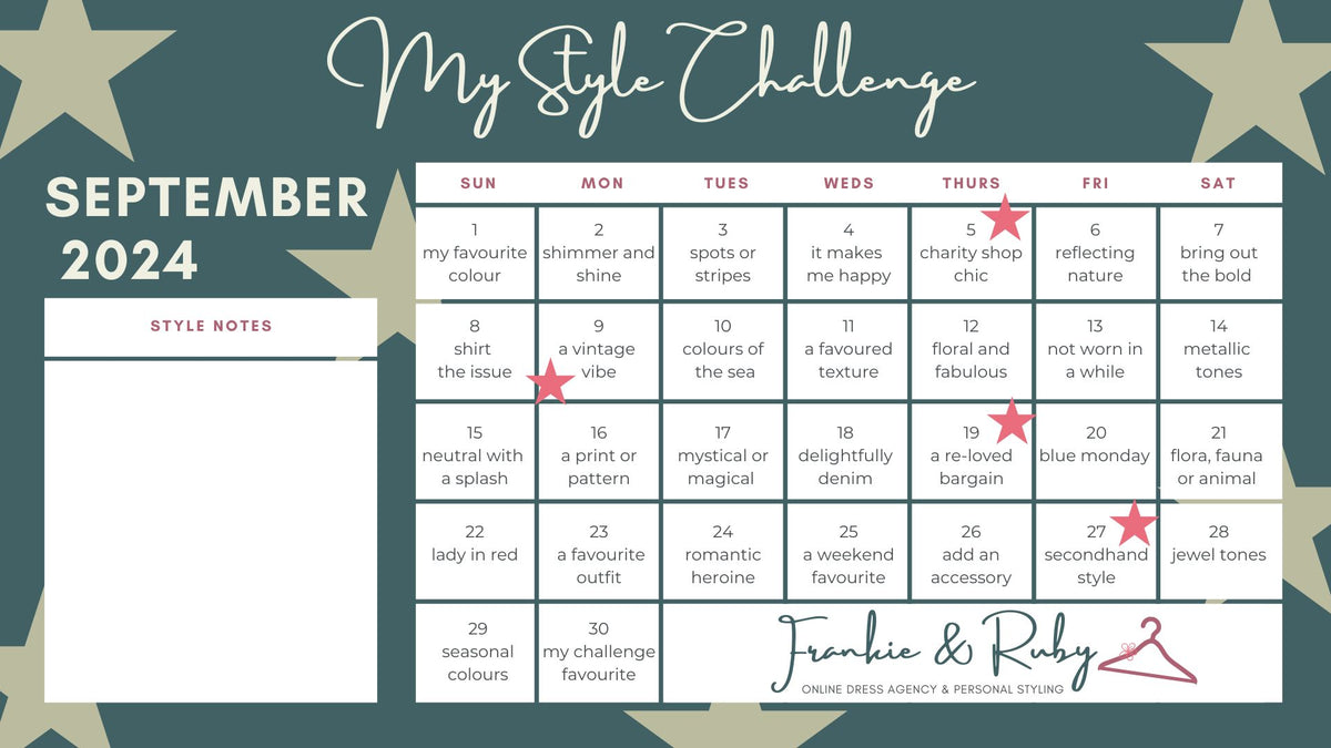 Celebrate Secondhand September With Our Style Challenge! – Frankie & Ruby